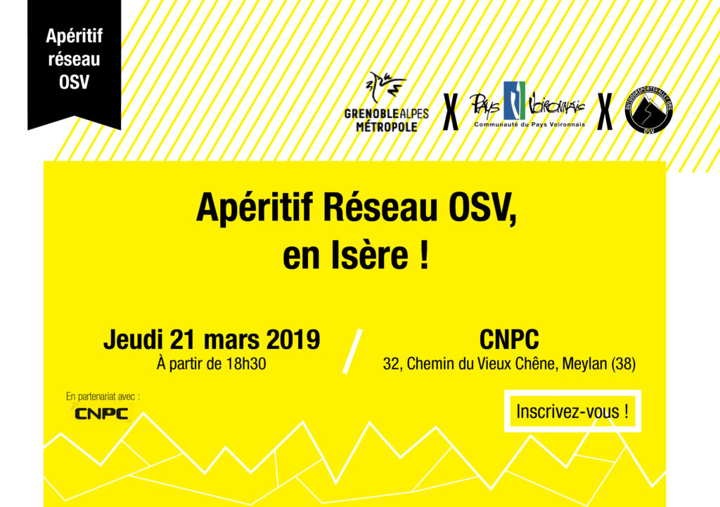 Outdoor Sports Valley | 21 mars 2019 : Apéritif Réseau OSV en Isère